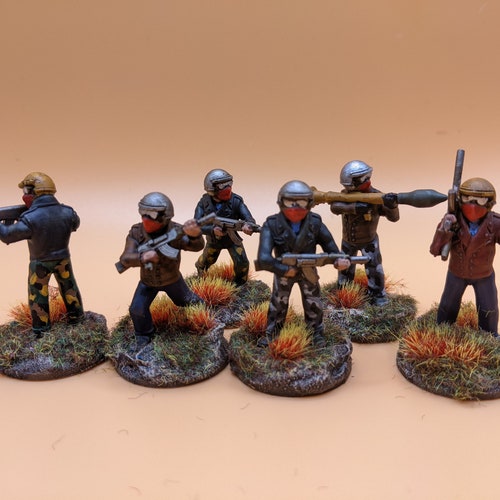 Post Apocalypse Army Troopers 28mm Scale 3D Printed Resin | Etsy