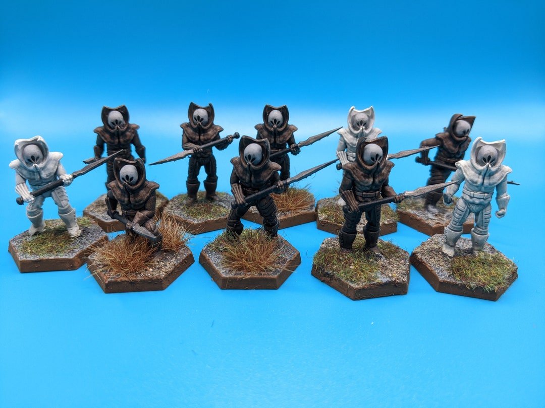 Dark Slayers - 28mm Scale 3D Printed Resin Miniatures X10 - Etsy
