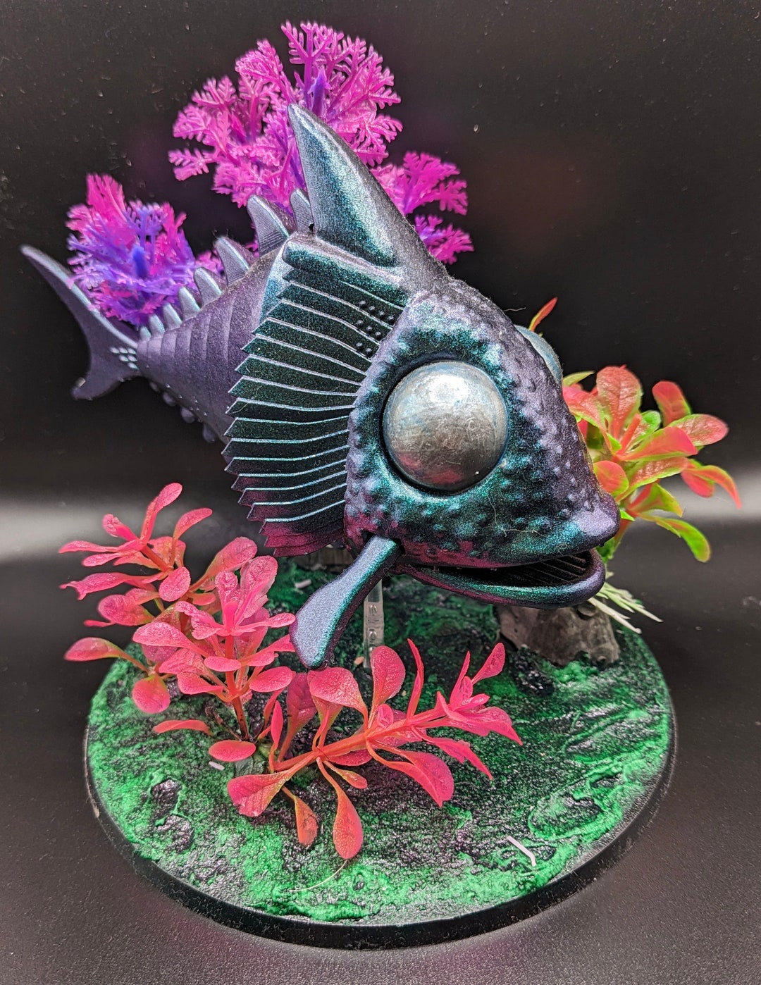 Aqua Warrior Horror Fish Submarine - 28mm Scale 3D Printed Resin Model ...