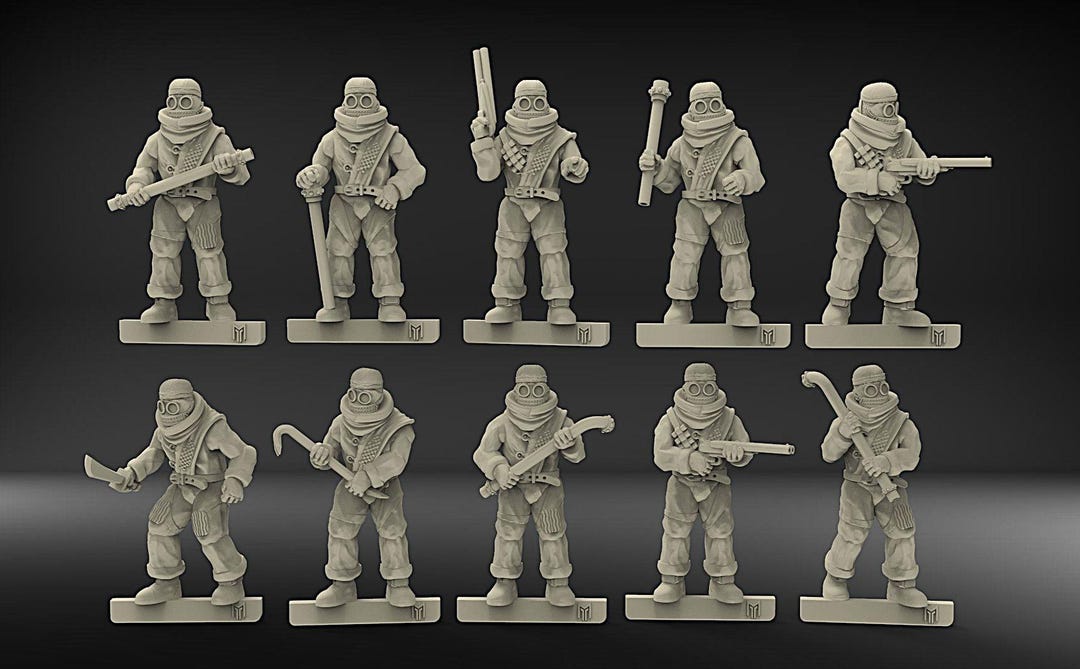 Order Soldiers - 28mm Scale 3D Printed Resin Miniatures X10 - Etsy