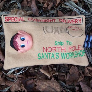 Reusable Envelope, Elf North Pole Delivery Envelope, Elf Prop ...