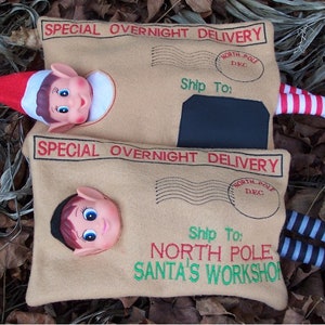 Reusable Envelope, Elf North Pole Delivery Envelope, Elf Prop ...