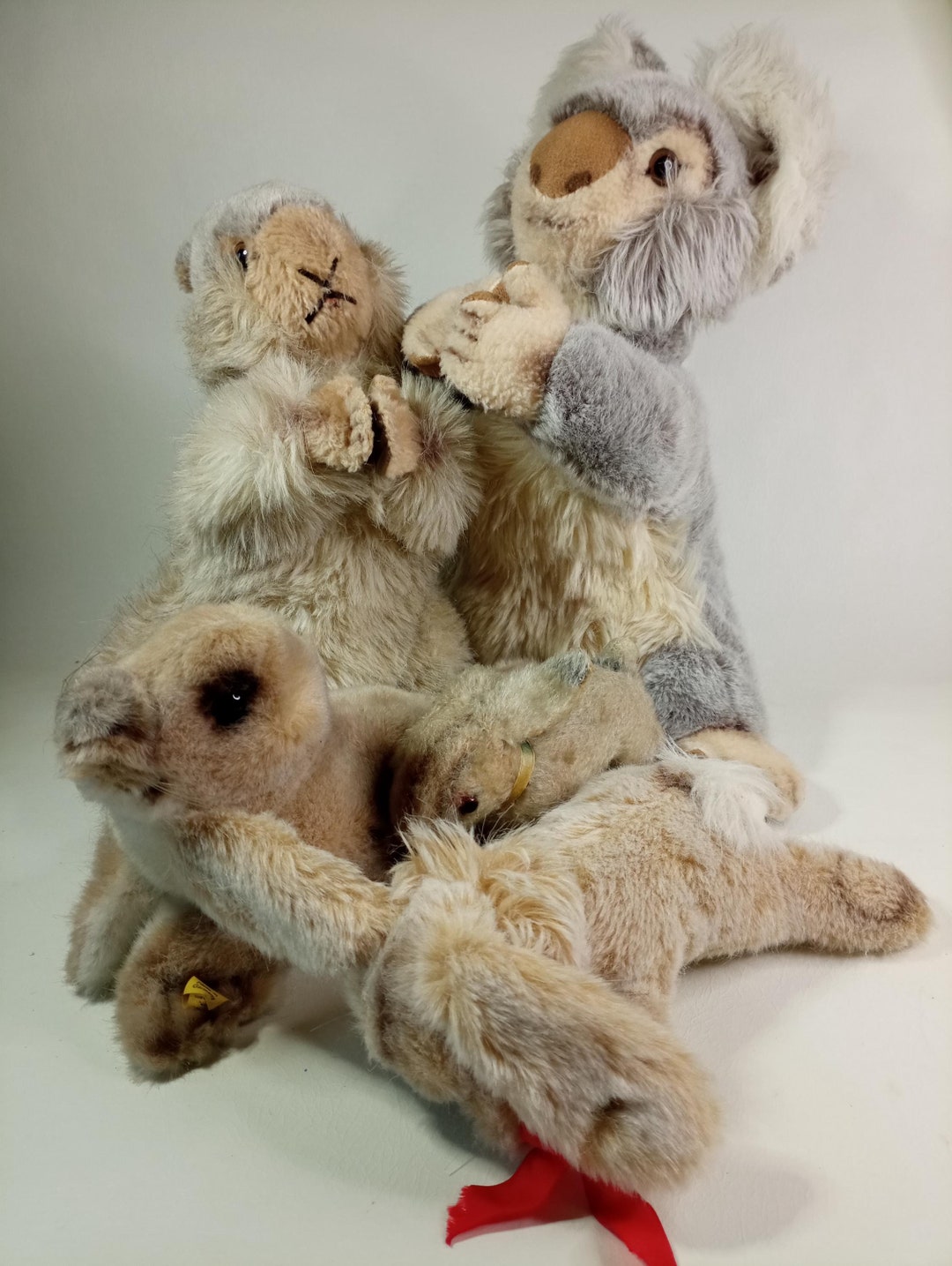 Steiff Hermann Soft Toys Stuffed Animals Germany Rare Set Collection ...