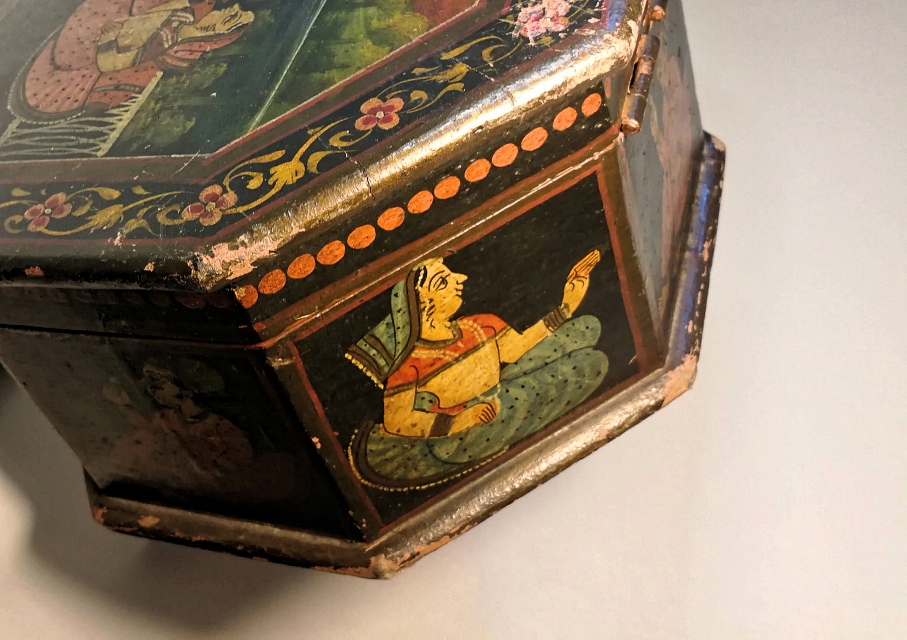 Anglo-indian India Antique Mughal Wooden CASKET Chest Marriage Box - Etsy