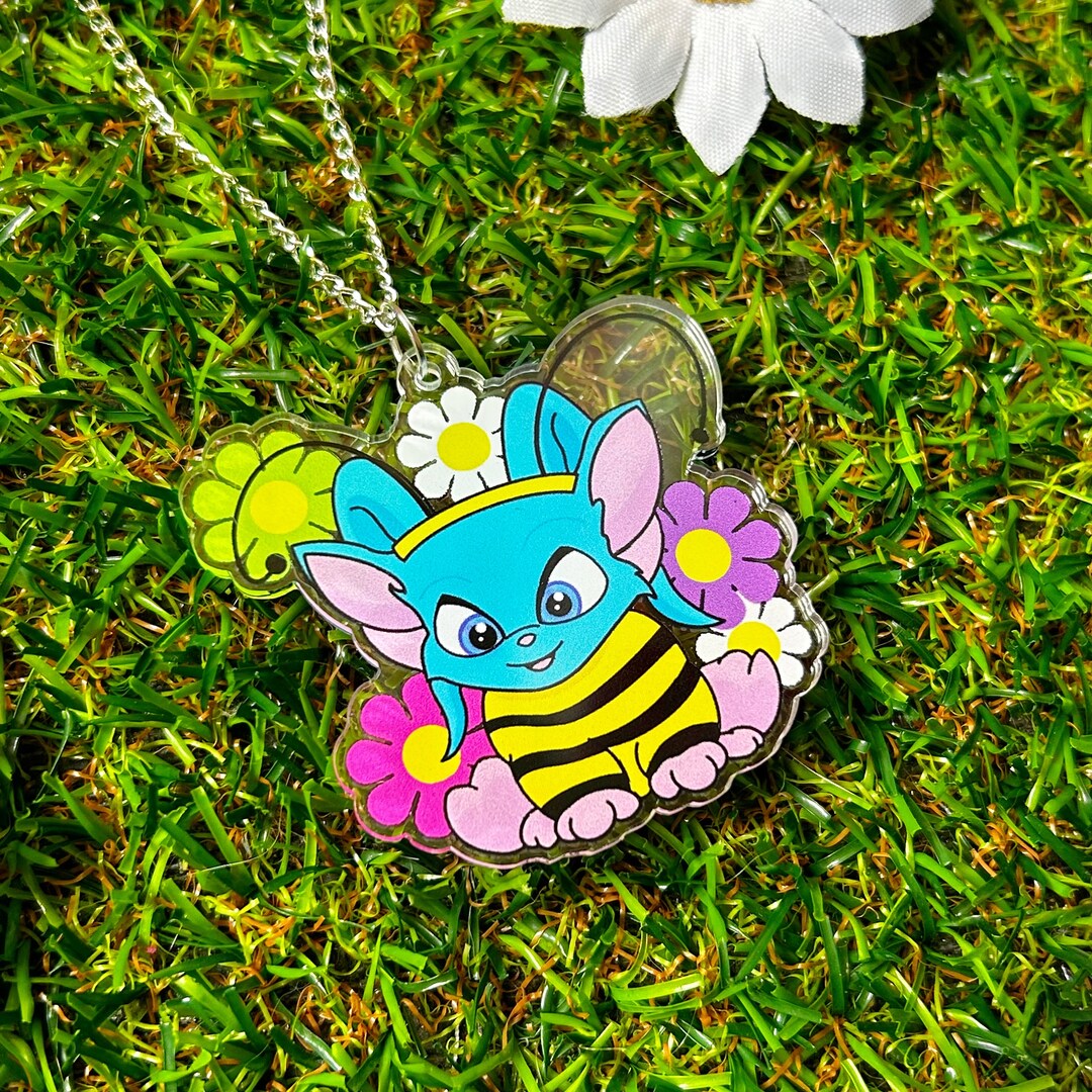 Acara Bumble Bee Necklace - Neopets Virtual Pet Acrylic Laser Cut ...