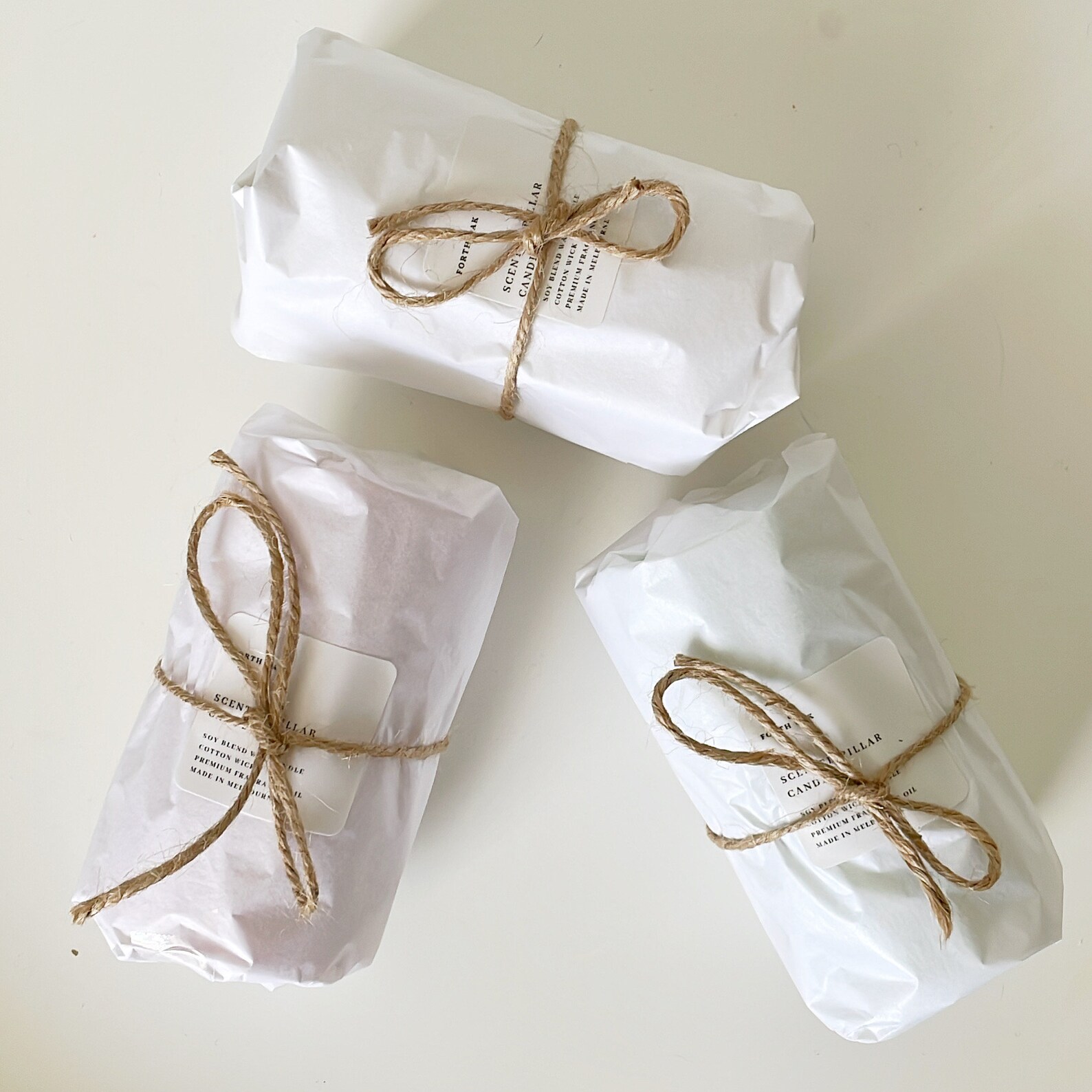 Tall Fern Pillar Candle Natural Botanical Home Decor Eco-friendly ...