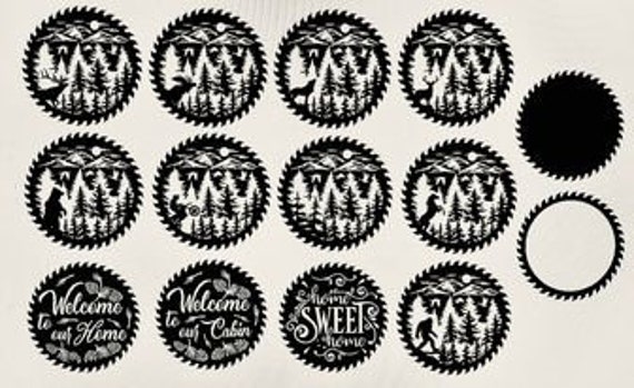 Round Sawblades for Plasma Cutting DXF - Etsy