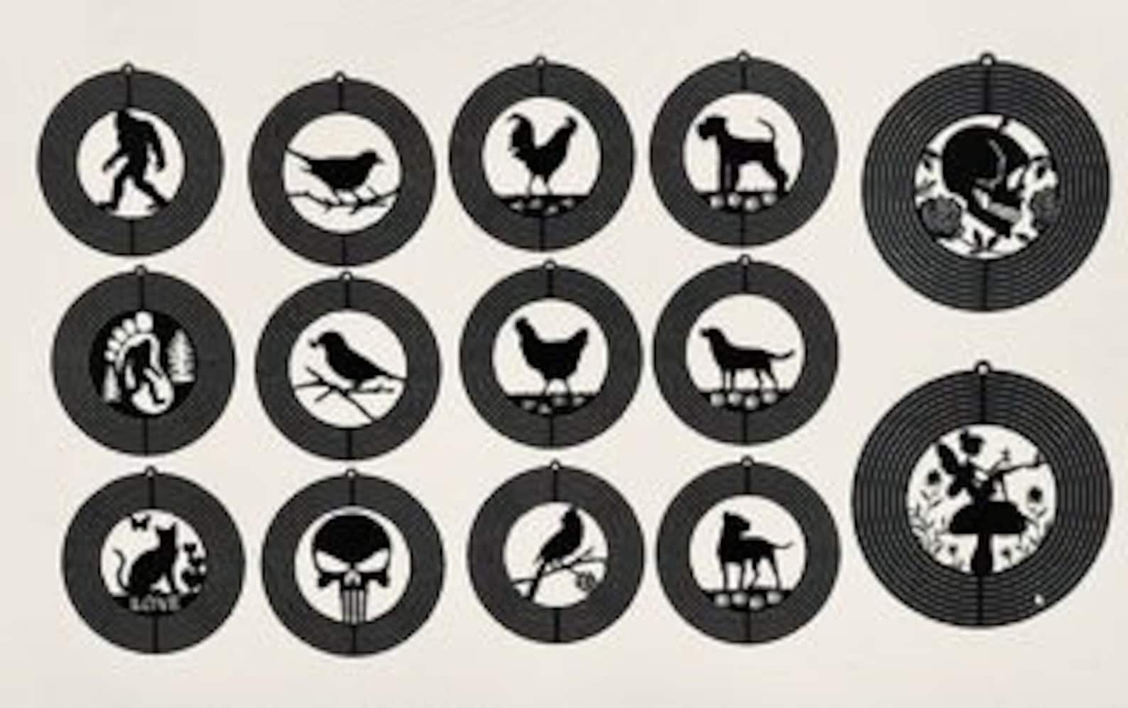 Wind Spinners 72 Options for Plasma Cutting DXF SVG Format - Etsy