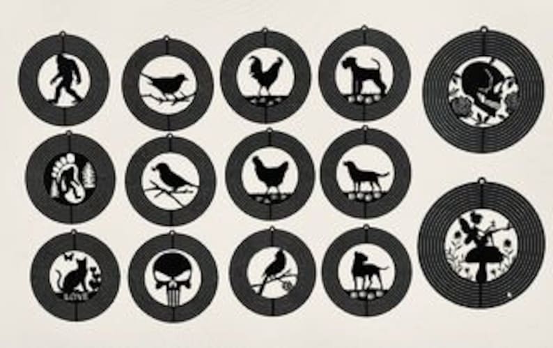 Wind Spinners 72 Options for Plasma Cutting DXF SVG Format - Etsy