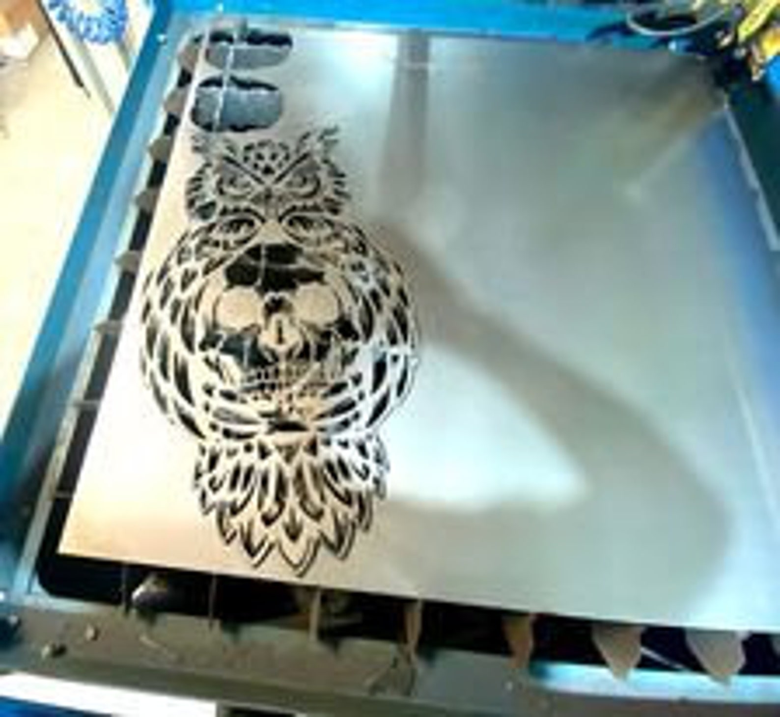 Owl Skull for Plasma Cutting DXF and SVG Format. 36 Inch Tall. - Etsy