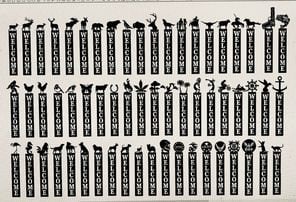 Welcome Vertical Signs Dxf Svg Format for Plasma Cutting - Etsy