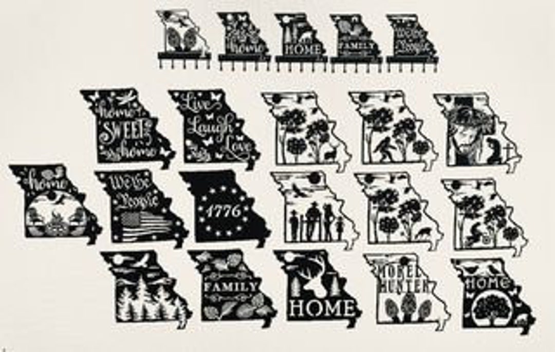Missouri State Bundle for Plasma Cutting DXF Format - Etsy