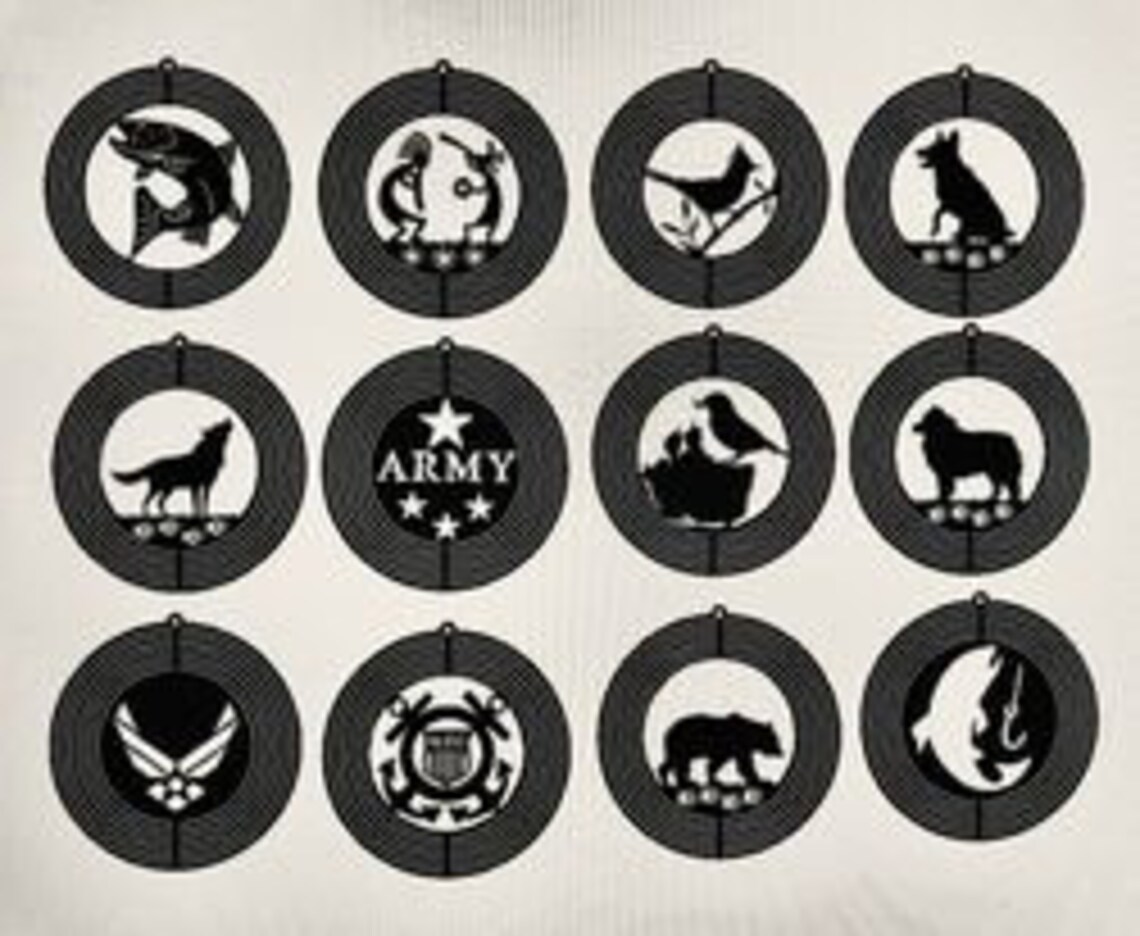 Wind Spinners 72 Options for Plasma Cutting DXF SVG Format - Etsy