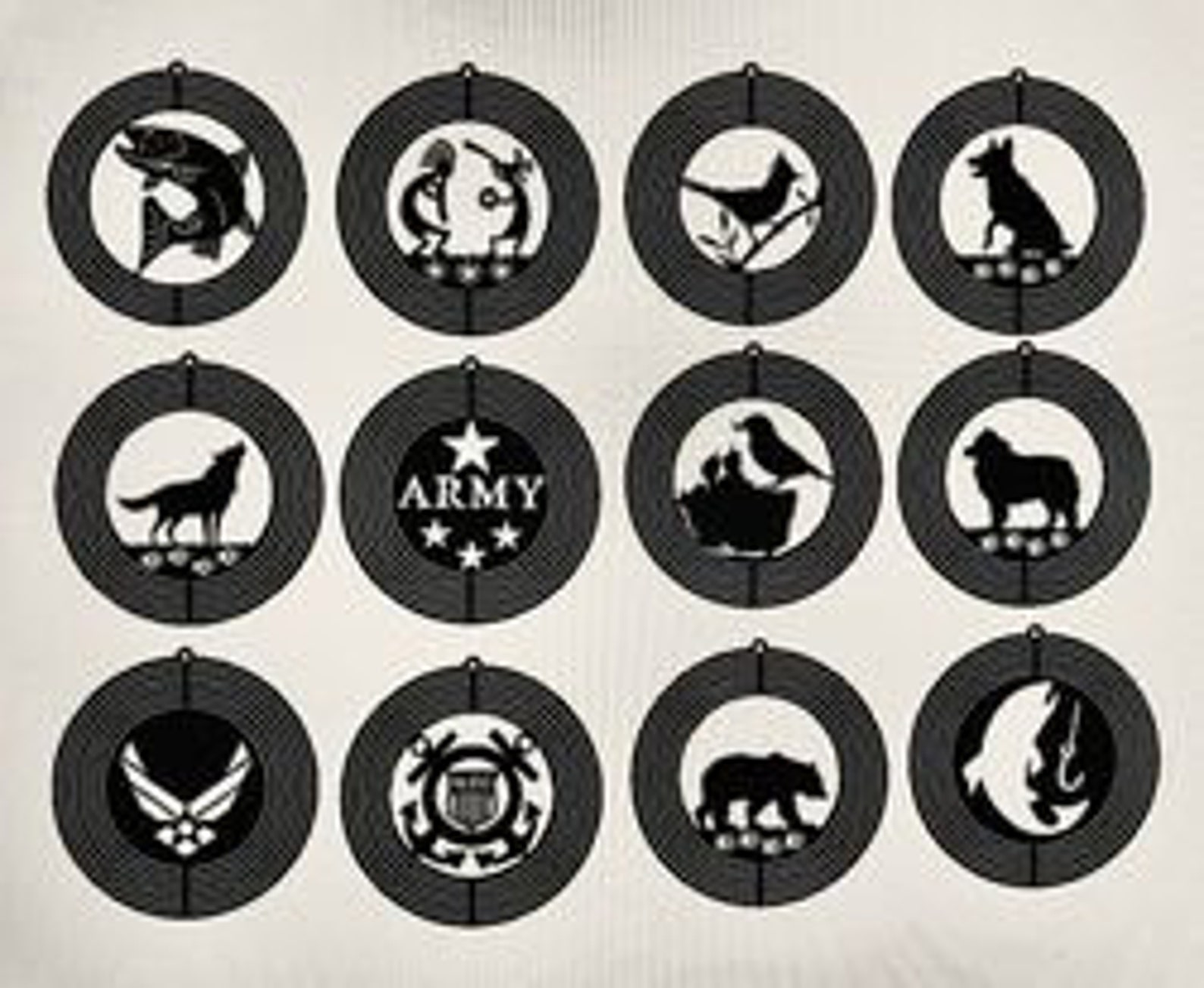 Wind Spinners 72 Options for Plasma Cutting DXF SVG Format - Etsy