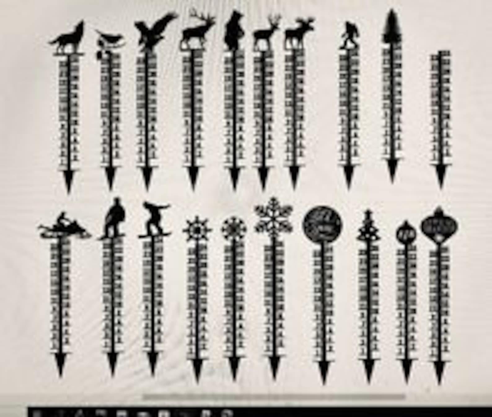 Snow Gauge Bundle for Plasma Use Dxf - Etsy