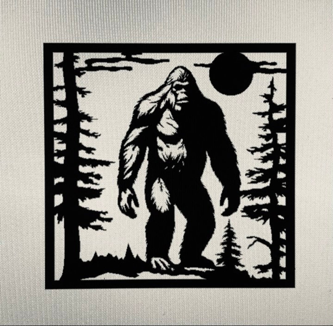 Bigfoot Scene DXF SVG , Cut Ready Plasma Art File - Etsy