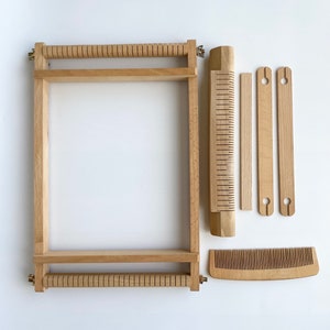 Table Top Vintage Weaving Loom Made in Japan, Wooden Weaving Loom for ...