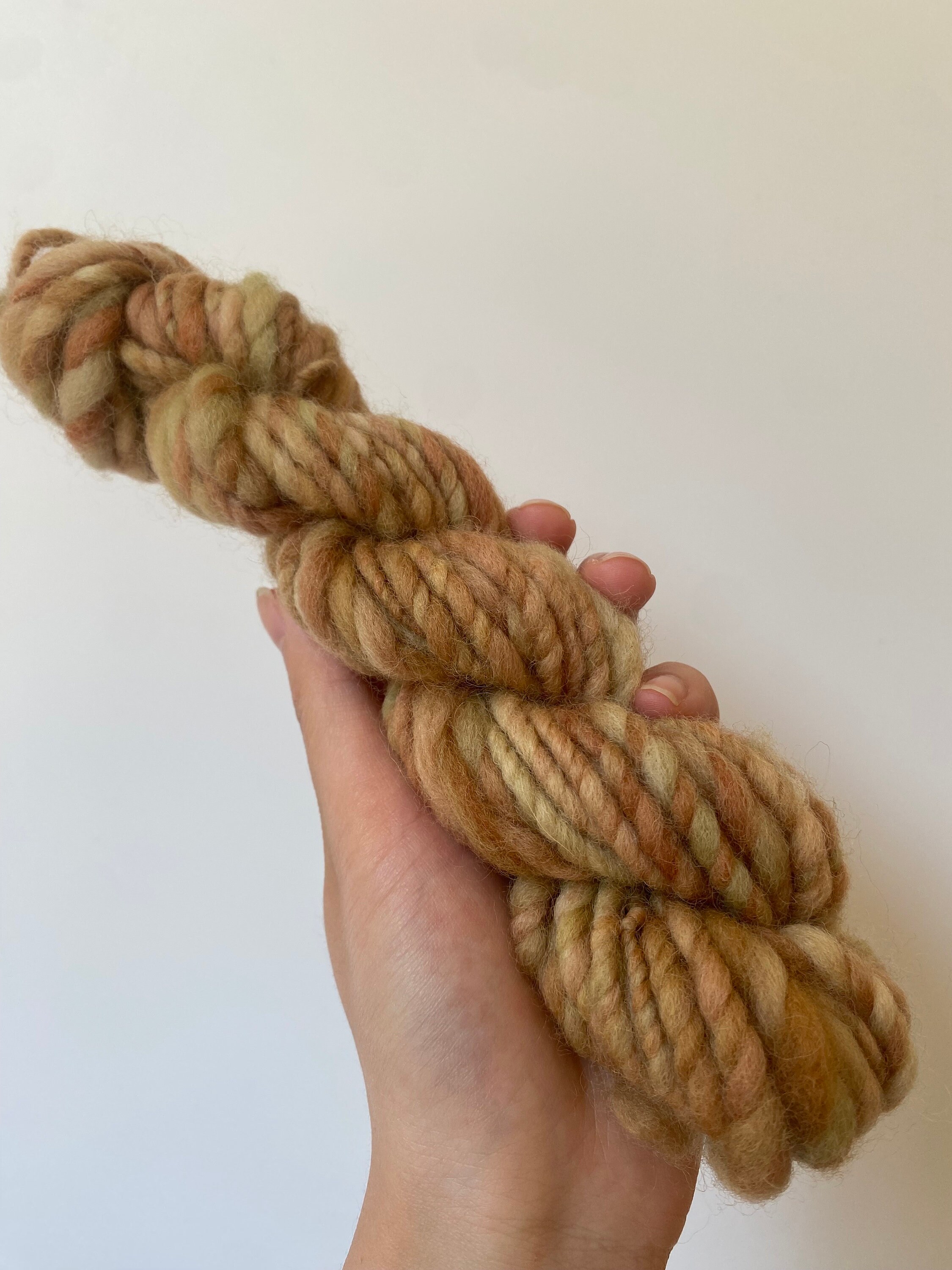 Thick and Thin Yarn Hand Dyed Yarn Bulky Worsted Weight Yarn - Etsy