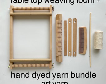 Table Top Vintage Weaving Loom Made in Japan, Wooden Weaving Loom for ...