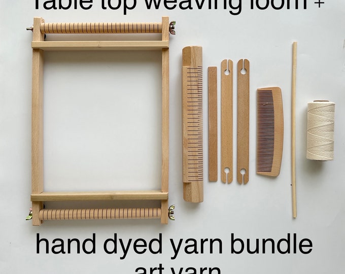 Table Top Vintage Weaving Loom Made in Japan, Wooden Weaving Loom for ...