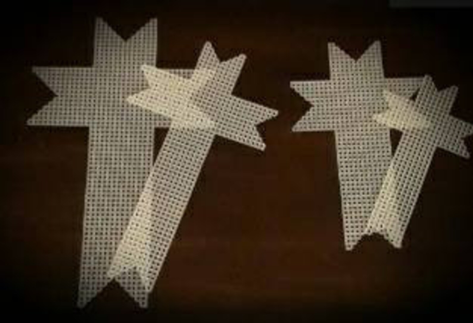 Plastic Canvas 3D Cross Cutouts - Etsy