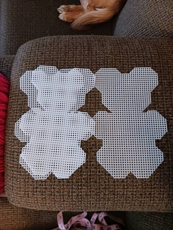 Plastic Canvas Teddy Bear Cutouts - Etsy