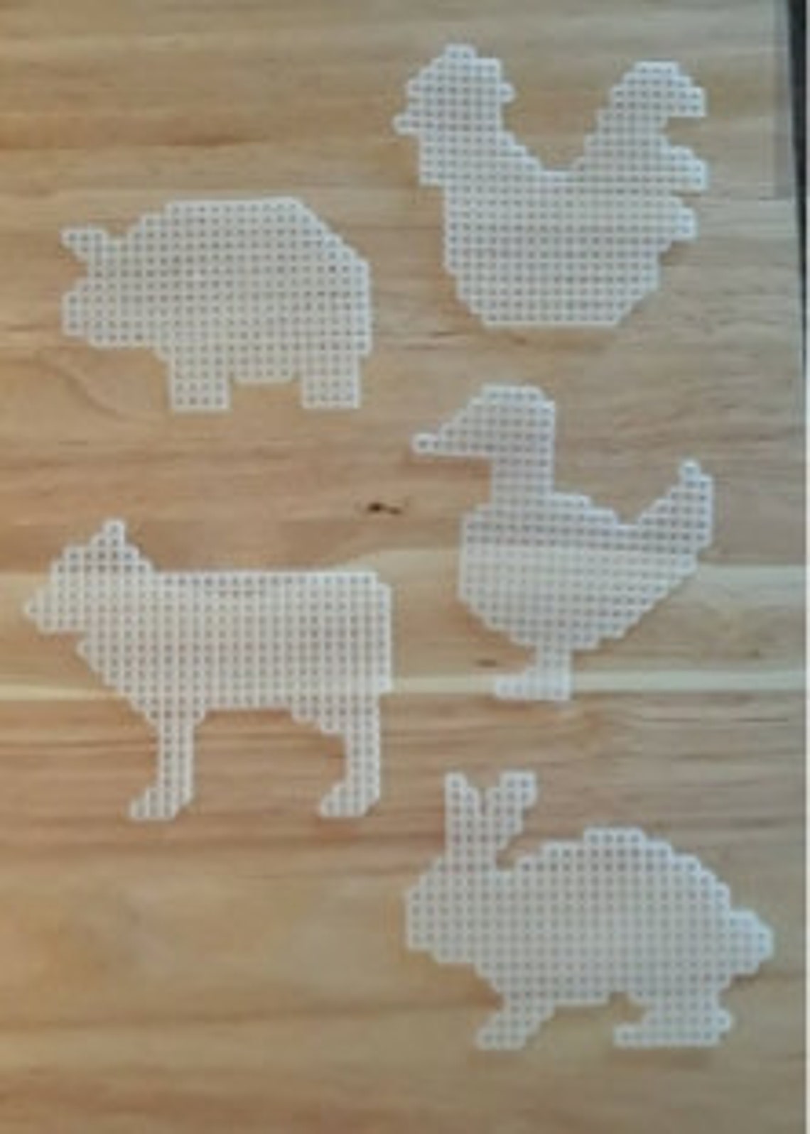 Plastic Canvas Farm Animal Cutouts - Etsy