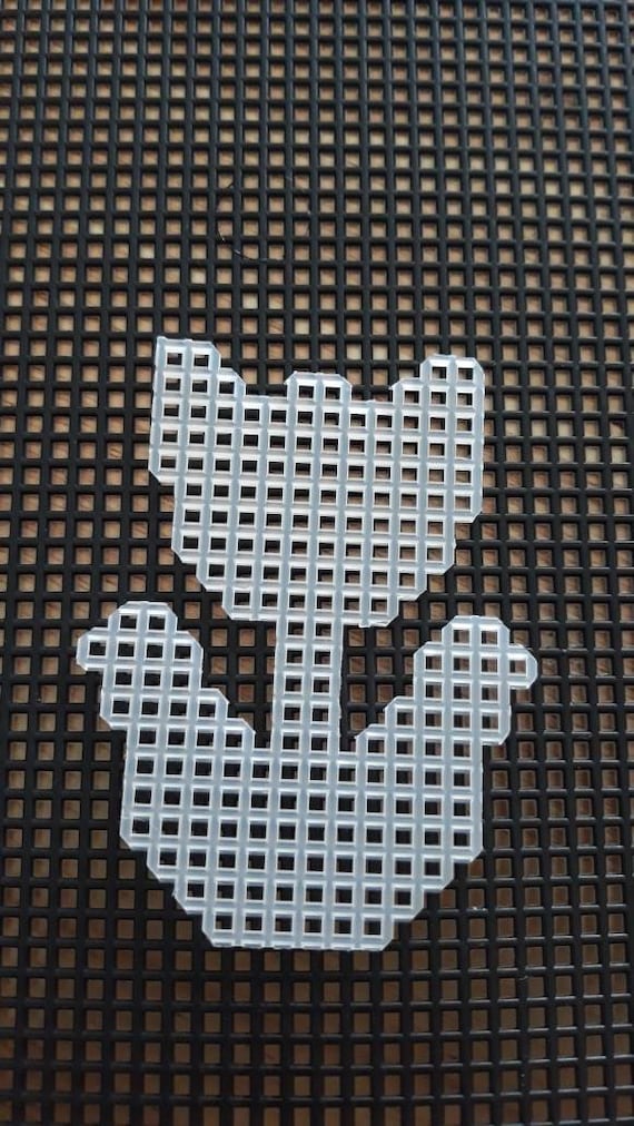 Plastic Canvas Flower Cutouts - Etsy