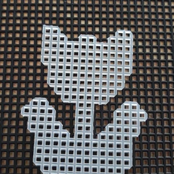 Plastic Canvas Flowers - Etsy