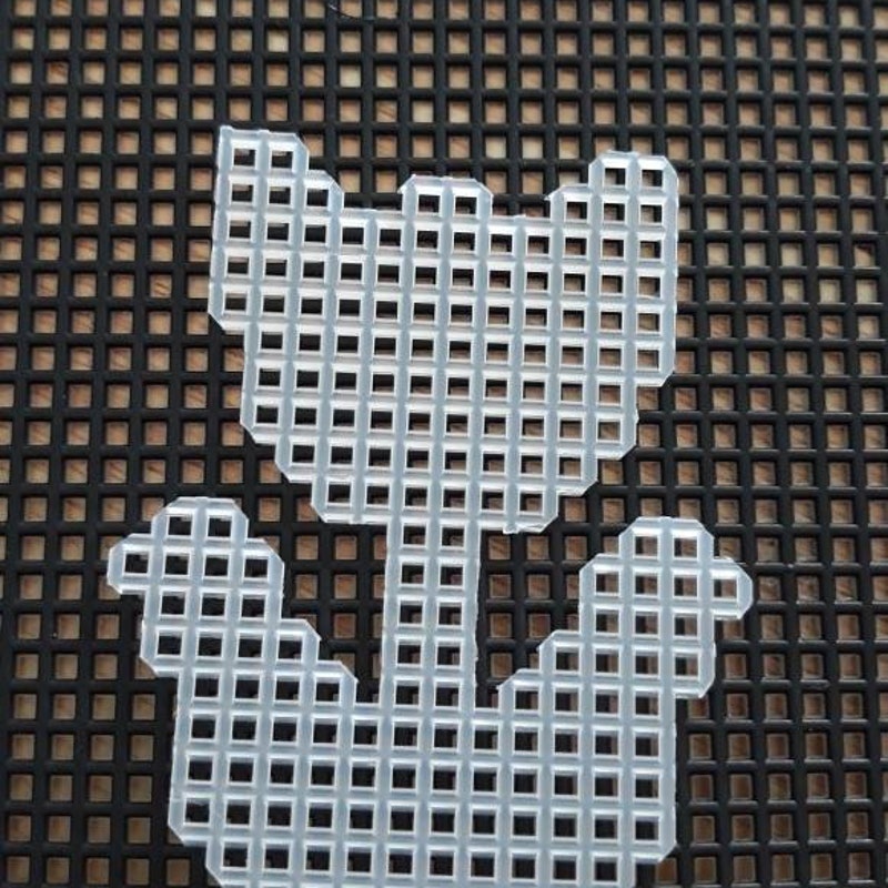 Plastic Canvas Flowers - Etsy