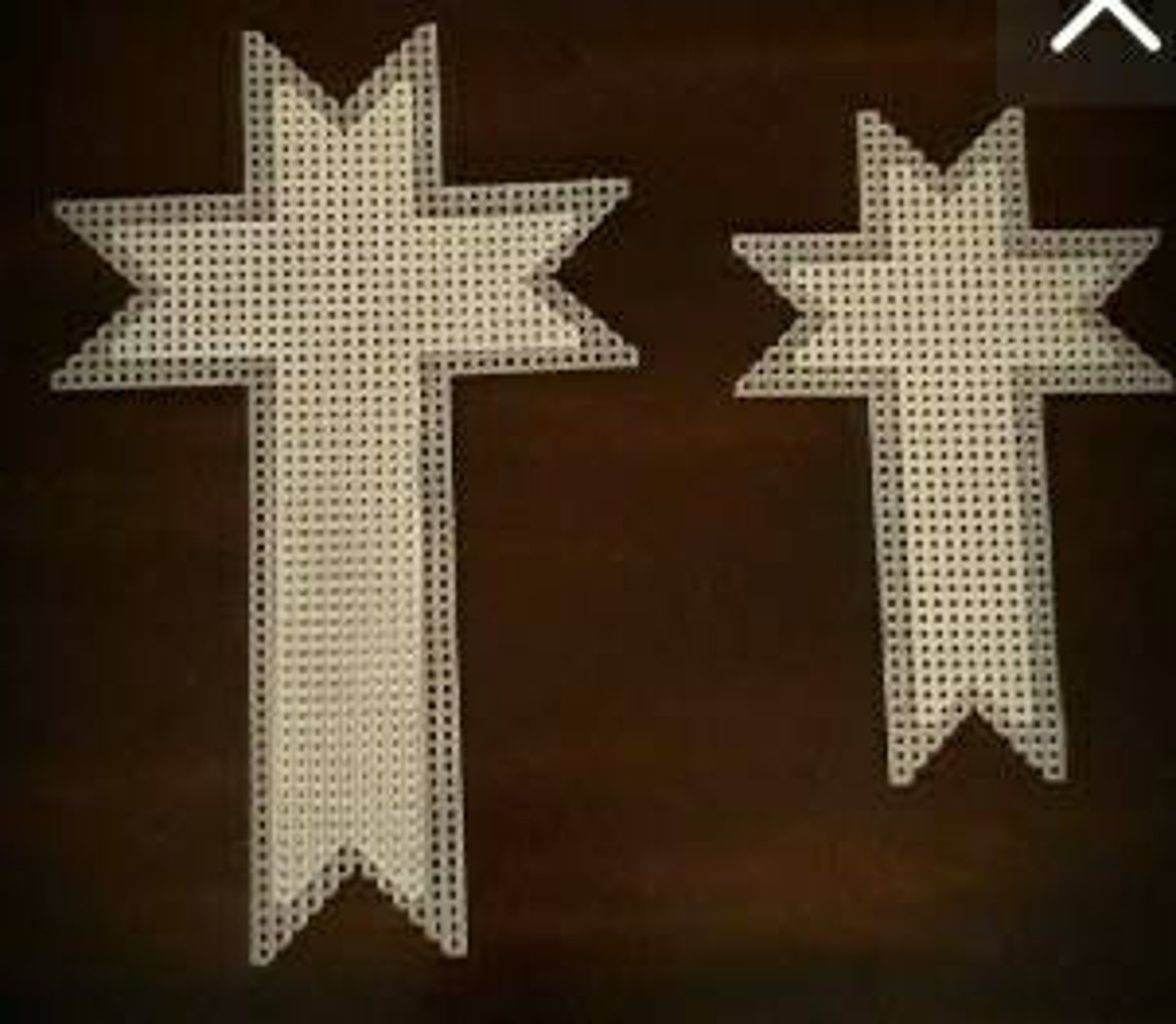 Plastic Canvas 3D Cross Cutouts - Etsy