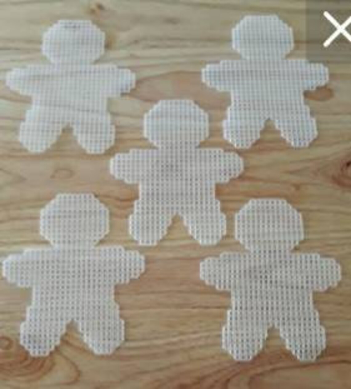 Plastic Canvas Gingerbread Men Cutouts - Etsy