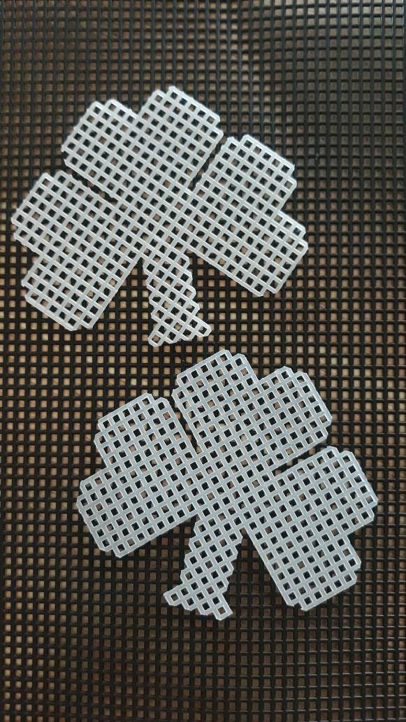 Plastic Canvas Shamrock Plastic Canvas Cutouts - Etsy