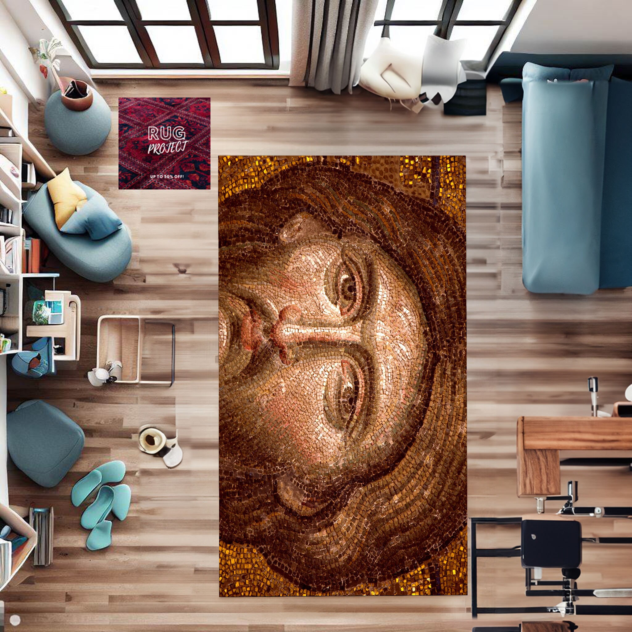 Jesus Background Rug, Modern Rug, Abstract Picture Rugs, Minimalist Rug ...