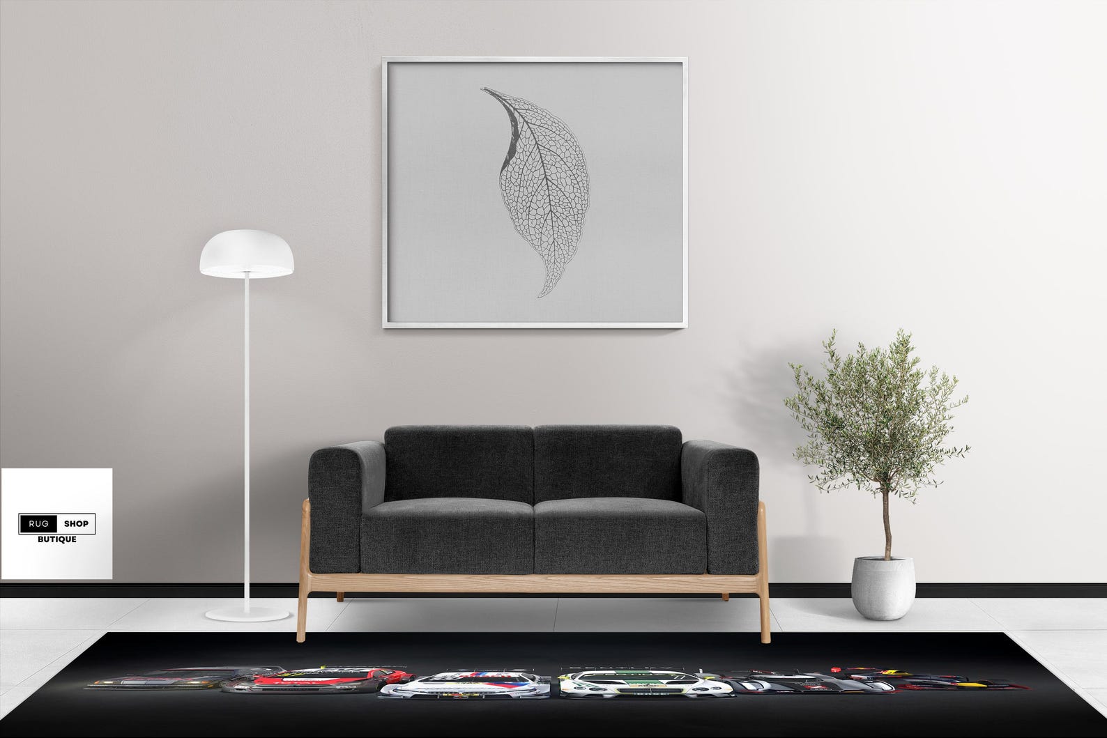 Sim Racing Rug, Modern Rug, Abstract Picture Rugs, Minimalist Rug, for ...