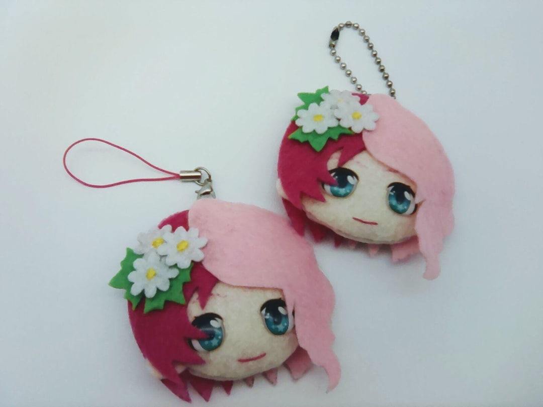 Tekken 6 Alisa Plush Face Swing Charm MADE TO ORDER Handmade Felt ...
