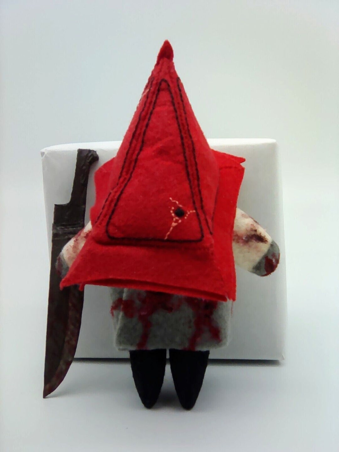 Silent Hill 2 Mini Pyramid Head Doll MADE TO ORDER Handmade Felt Plush ...