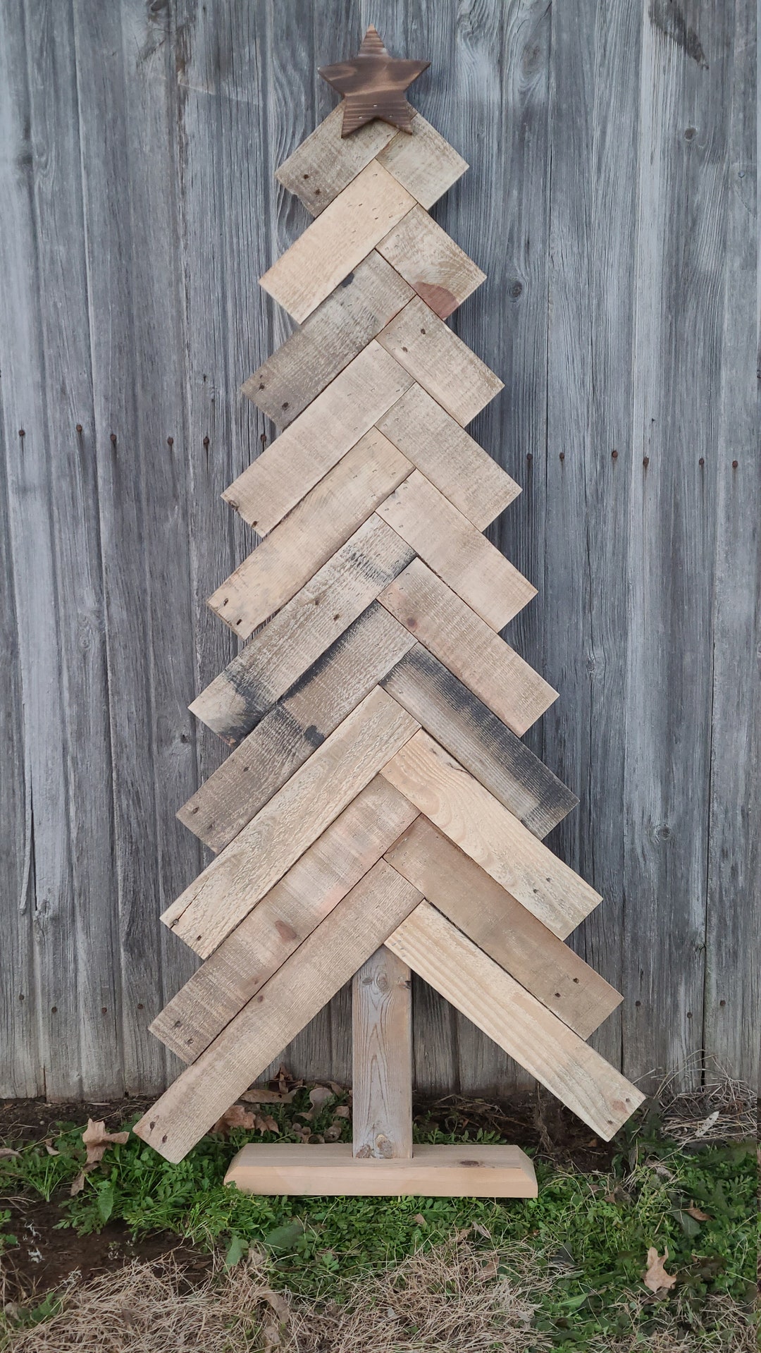 Rustic Wooden Christmas Tree - Etsy