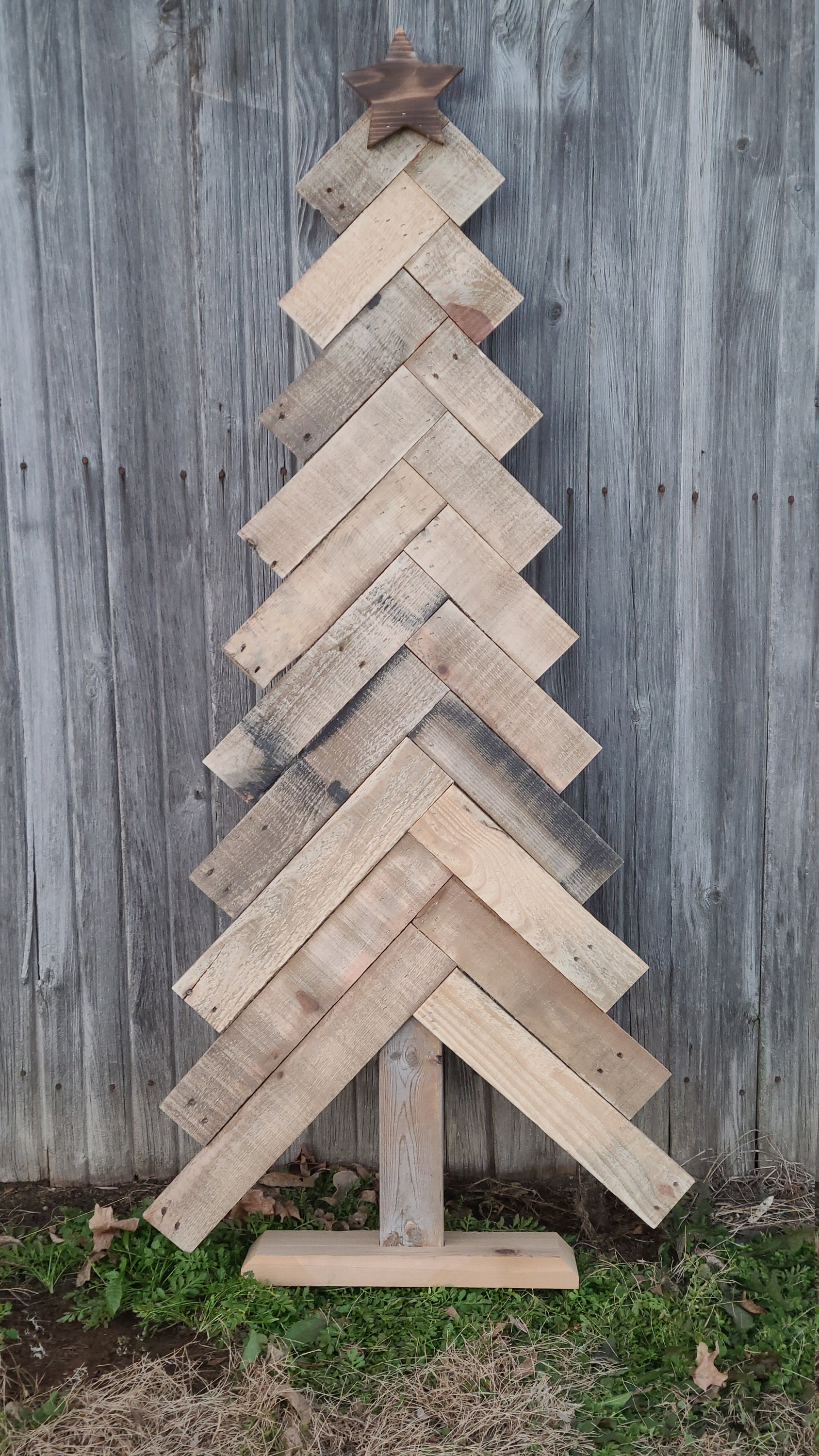 Rustic Wooden Christmas Tree - Etsy
