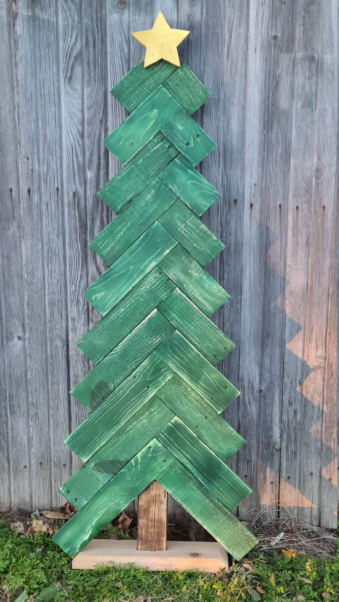 Rustic Wooden Christmas Tree - Etsy