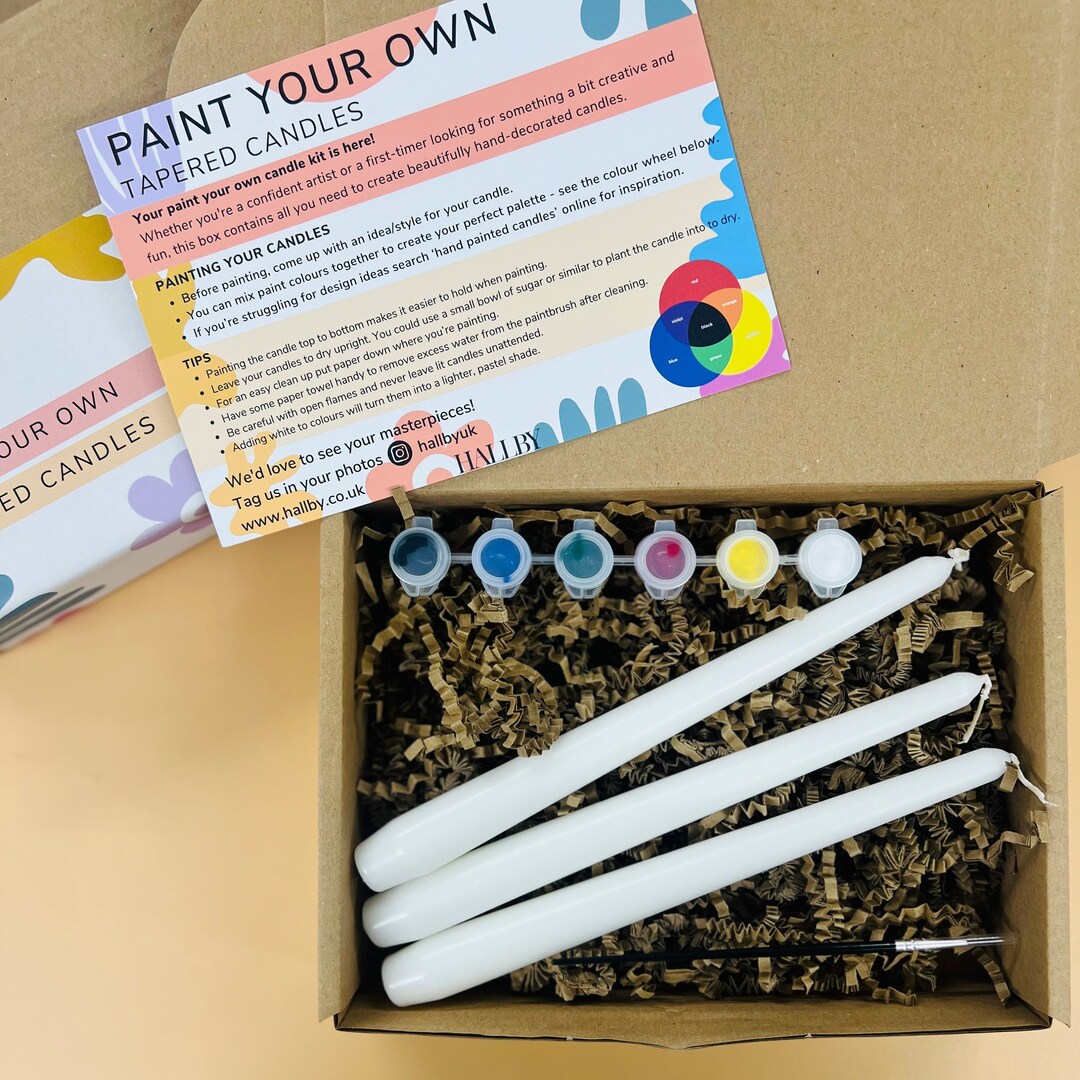 Paint Your Own Candle Kit, Birthday Gifts for Her, Hen Party Gifts ...