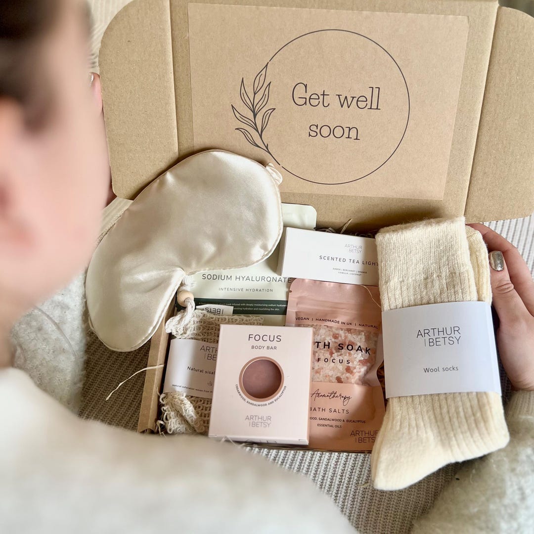 Hug in a Box, Get Well Soon Gifts, Pick Me up Gifts, Self Care Package ...