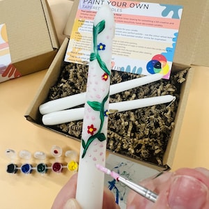 Paint Your Own Candle Kit, , DIY Candles, Decorate Your Own Candle ...