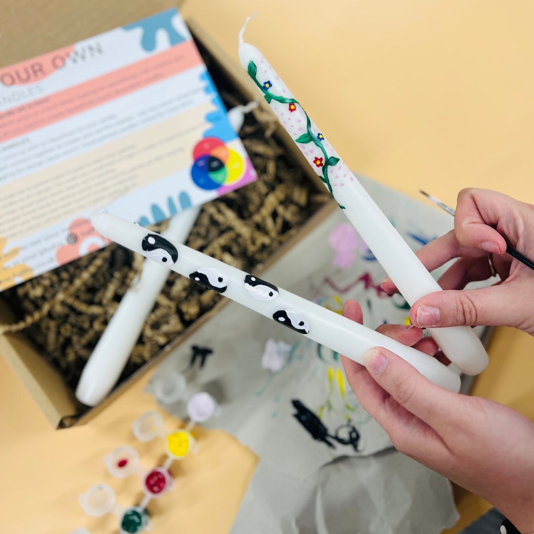 Candle Making Kit, Adult Craft Kits Uk, DIY Candle, Candle Painting ...