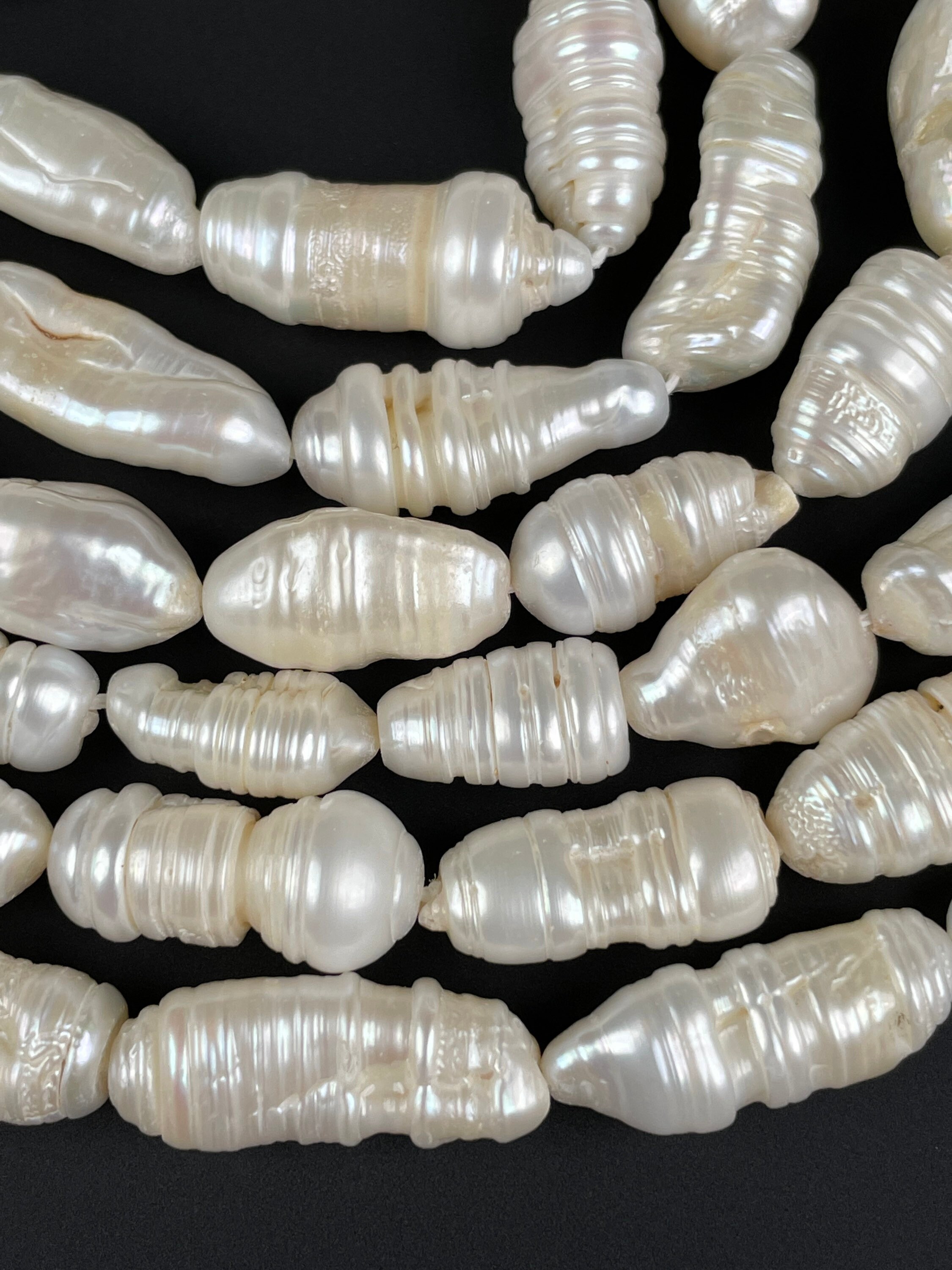 Natural Fresh Water Biwa Pearls White Biwa Sticks 15-18mm - Etsy