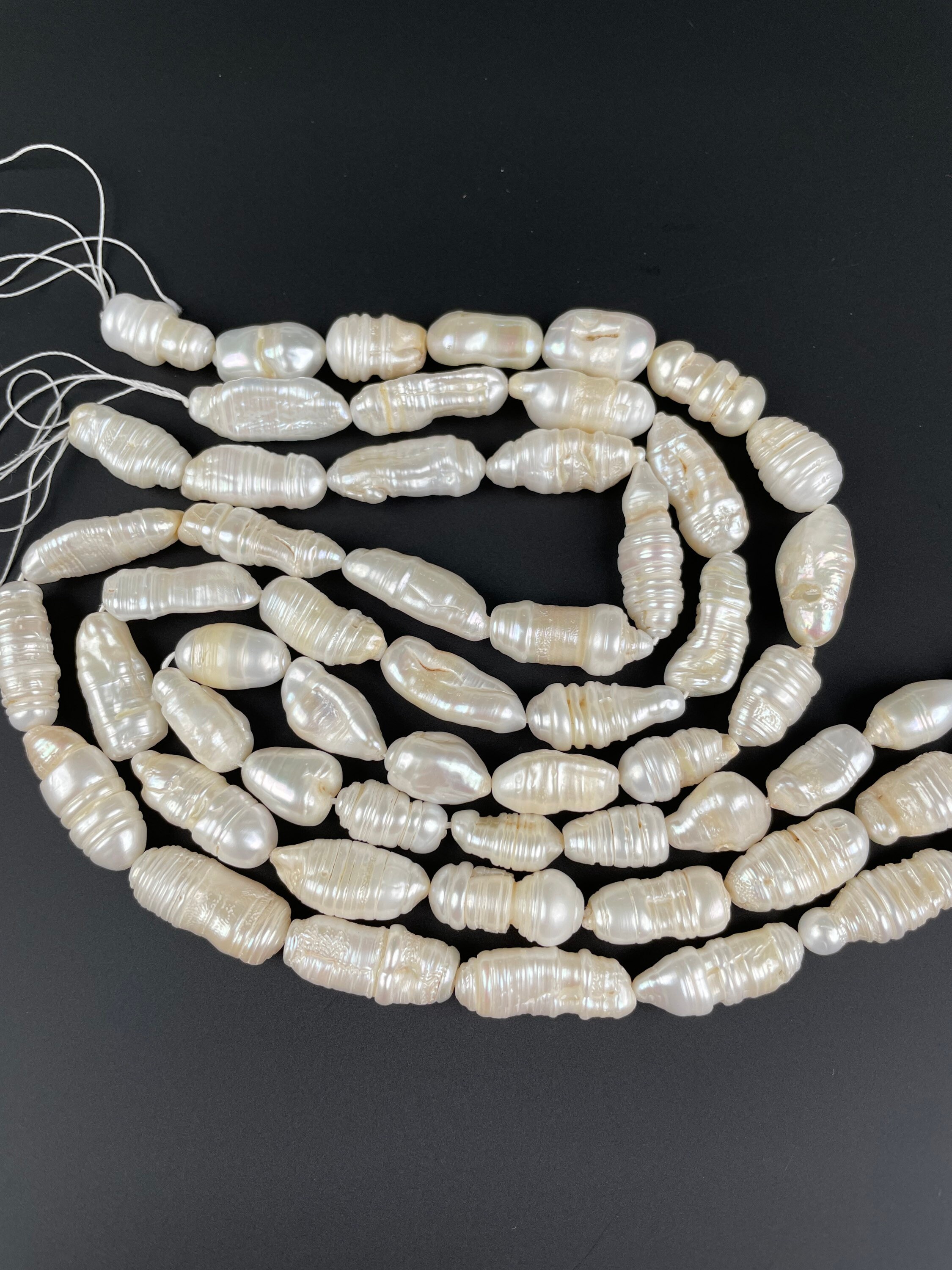 Natural Fresh Water Biwa Pearls White Biwa Sticks 15-18mm - Etsy