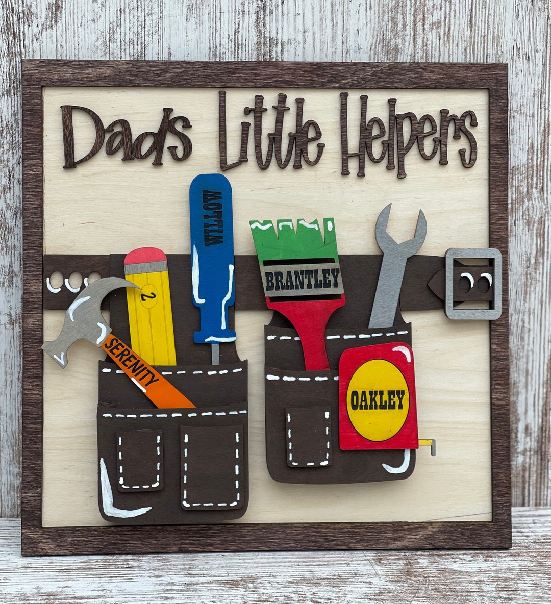 Customizable Dads Little Helpers Sign - Etsy