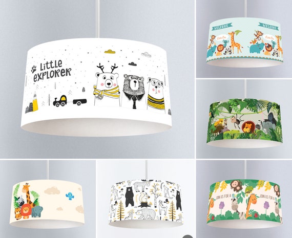 Custom Nursery Safari Pendant Light Ceiling Light Lion - Etsy