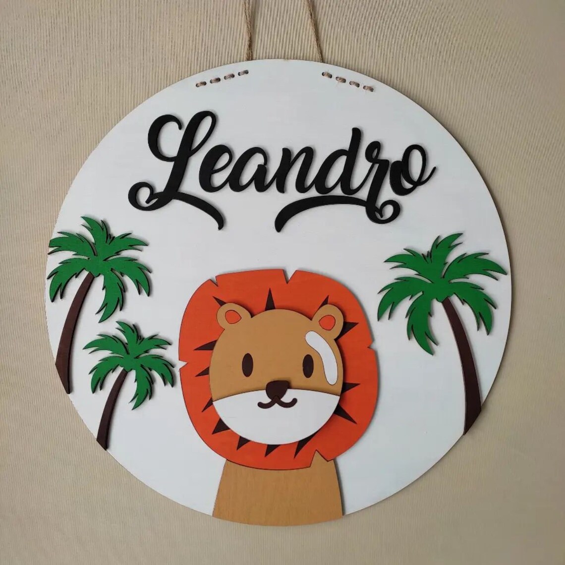 Custom Safari Name Sign 3d Baby Door Hanger Hostpital Door - Etsy