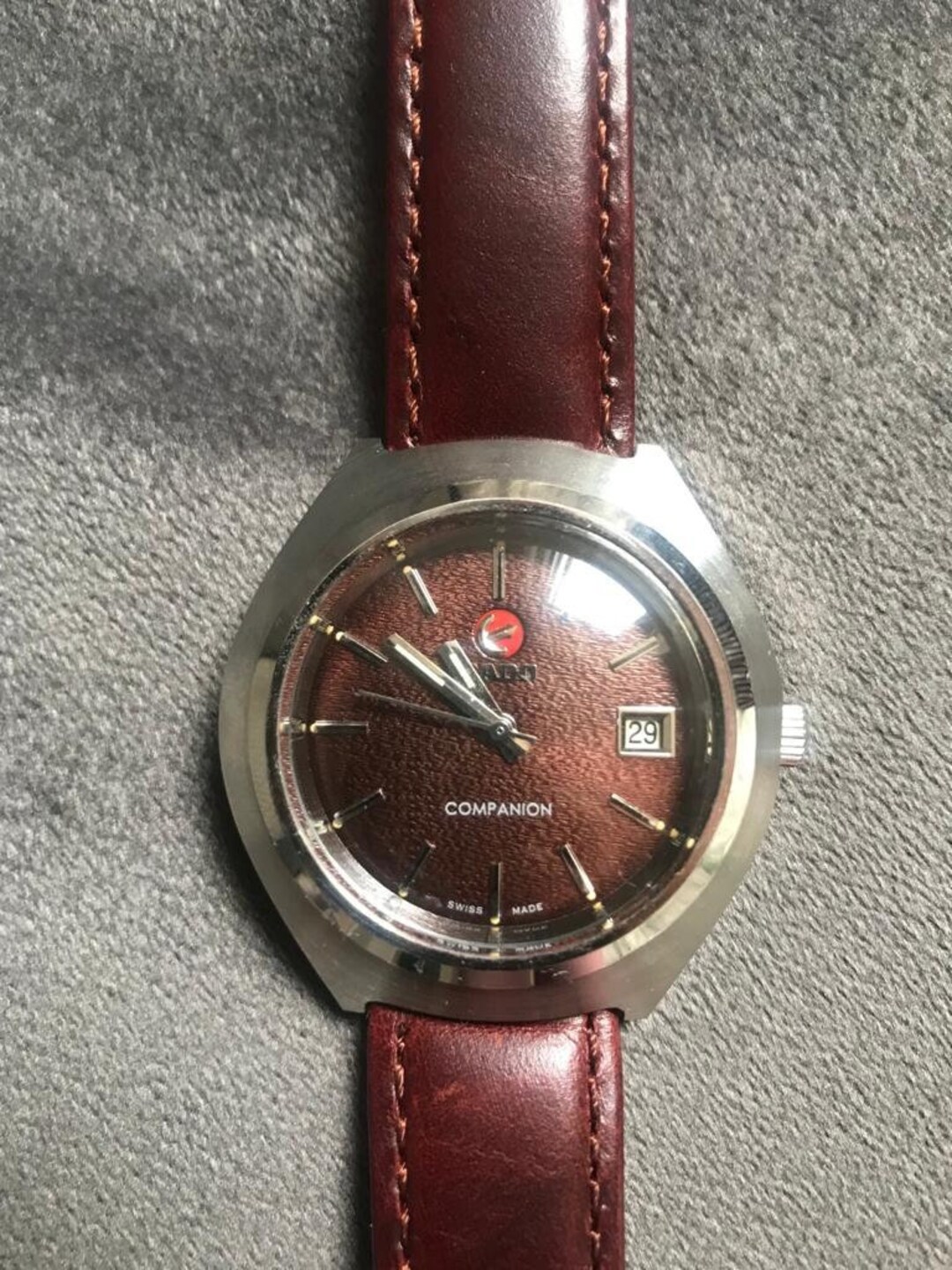 RADO Mens Watch - Swiss Made, Automatic, Genuine Leather - Etsy UK